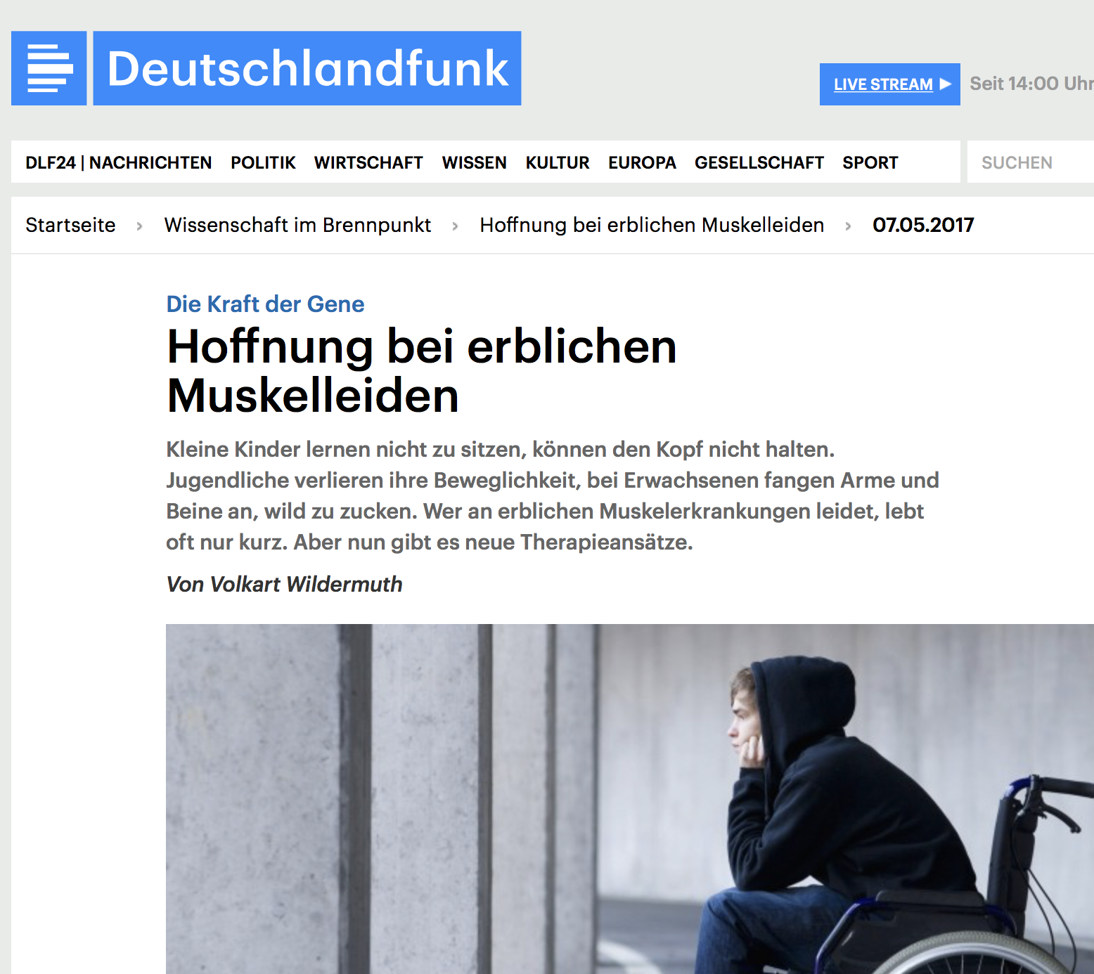 Deutschland Funk – Die Kraft der gene: Hoffnung bei erblichen ...