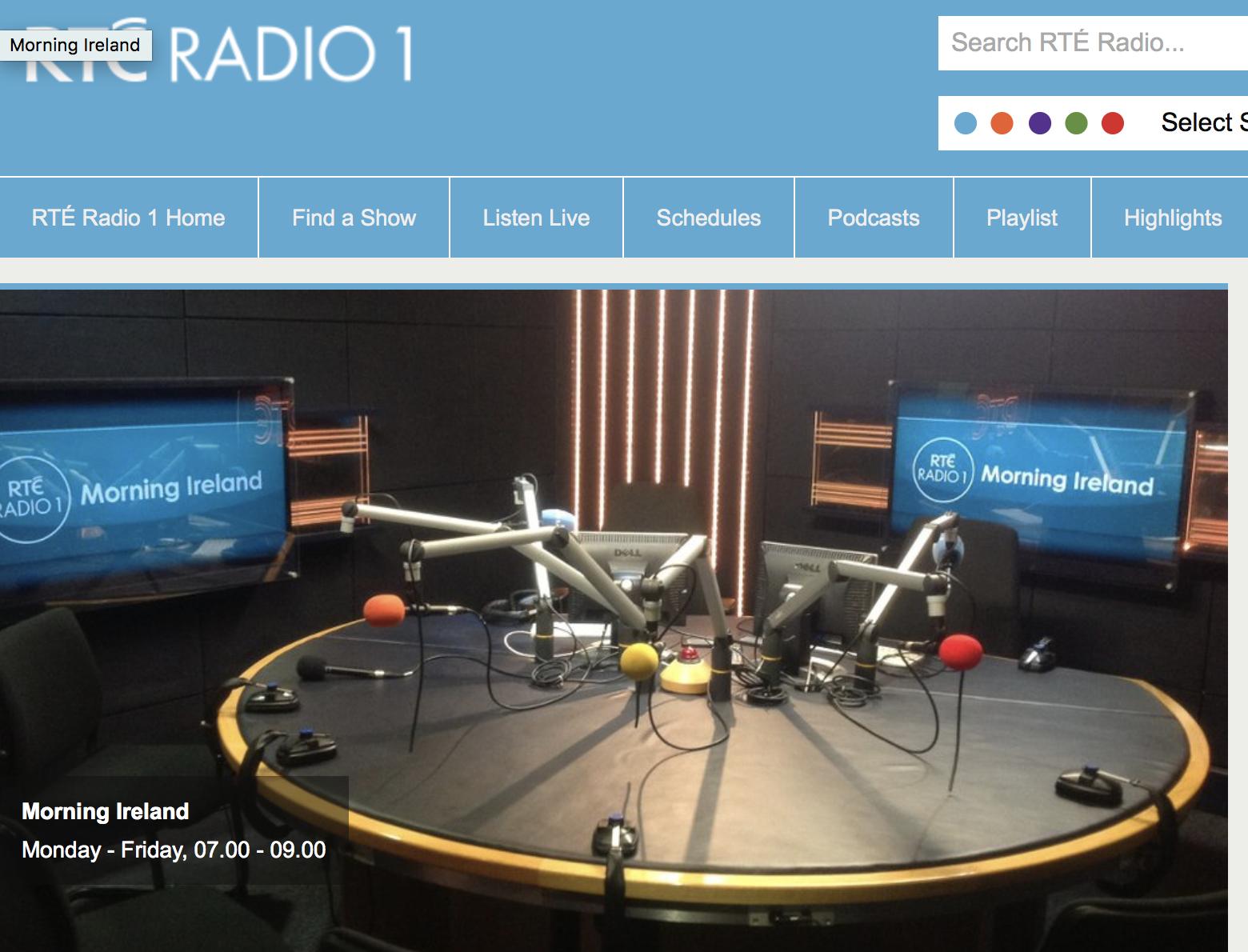 RTE Radio 1 Morning Ireland | Professor Edward Wild